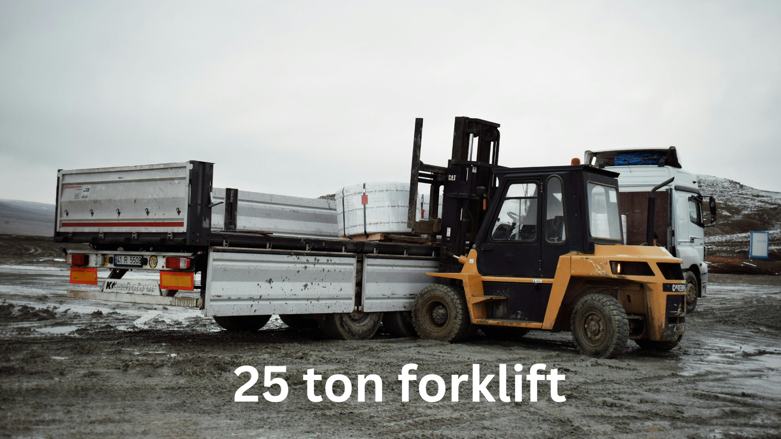 25 Ton Forklift Rental Available – Perfect for Steel, Marble, and Port ...